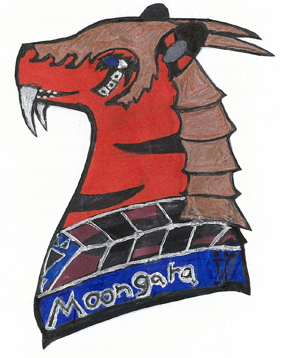 Draco-kitty Badge by Moongara