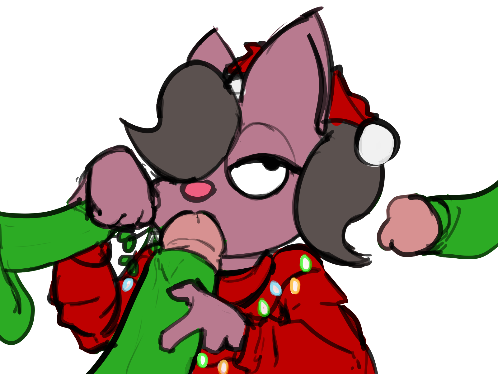 Rule 34 2020s 2024 43 4 Fingers Anthro Arms Bent Balls Bedroom Eyes Big Ears Big Eyes Black 