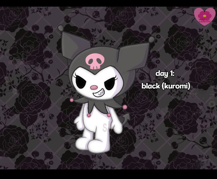 Week of colors Day 1: black (kuromi) by suckaysuAmigos200